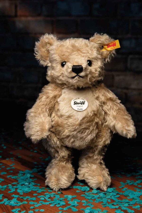 Steiff – Paddy mohairnalle 28 cm – Lelukauppa Tingeling